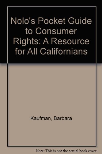 Amazon.com: Nolo's Pocket Guide to Consumer Rights: A Resource for All ...