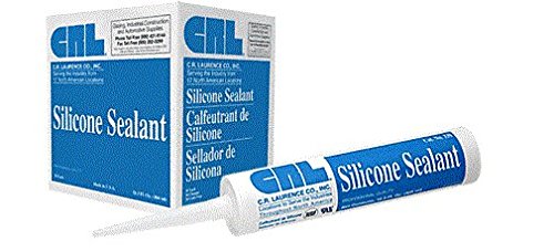 CRL 33S Series Silicone Sealant - 10.3 Fluid Ounce Cartridges - Case of ...