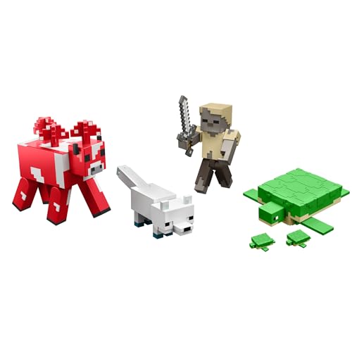 Snapklik.com : Minecraft Craft-A-Block Assortment Figures, Authentic ...