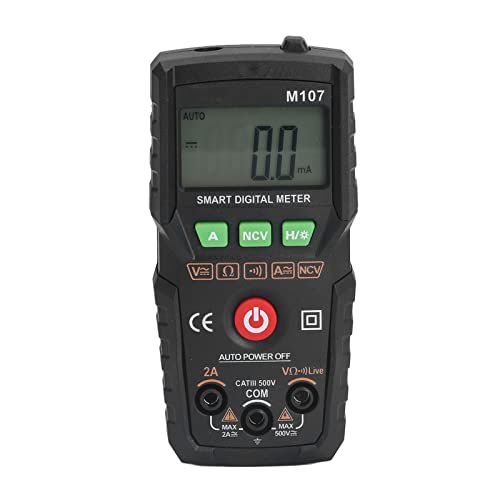 Digital Multimeter, Clear Reading Portable Intelligent Battery Powered ...