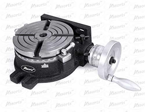 Dividing Plates HV6 150mm Rotary Table With - 4 Slots Milling Indexing ...