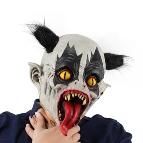 eBoutik Adults Spooky Halloween Latex Realistic Shrieking Banshee ...