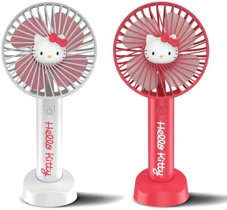 Amazon.com: Hello Kitty 2-Pack Handheld Fan with Tabletop Stand - Multi ...