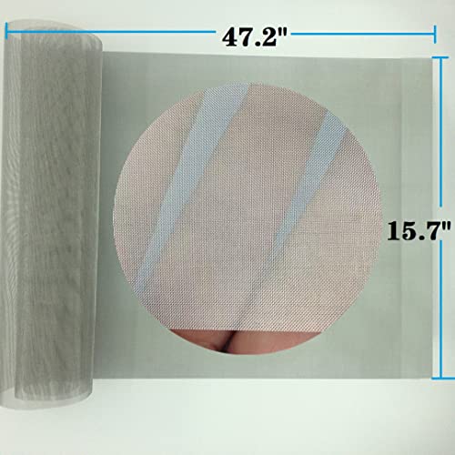 Snapklik.com : Stainless Steel Mesh Screen #100Mesh -Size:15.7x47.2
