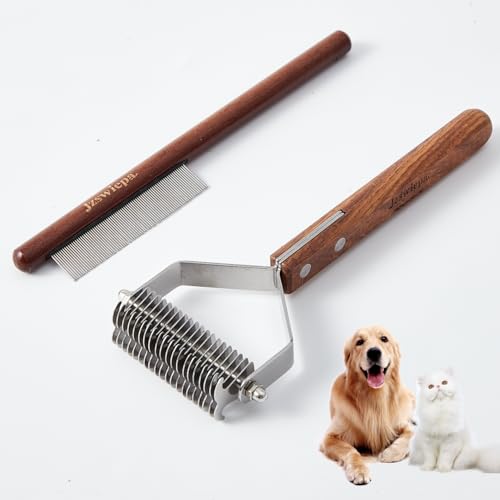 Pet Dematting Rake with 2 Sided...