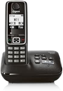 Gigaset A420A Single DECT Cordless Phone with Answer Machine - Black ...