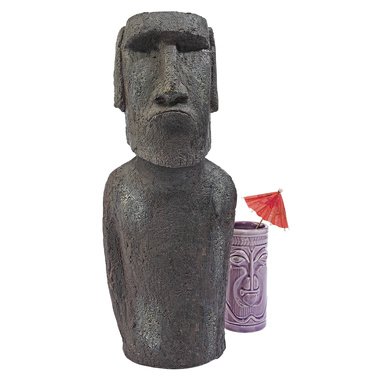 Tropical Easter Island King Moai Statue Sculpture : Amazon.in