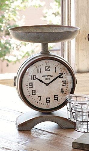 Amazon.com: Clock Scale Galvanized 12x14: Home & Kitchen