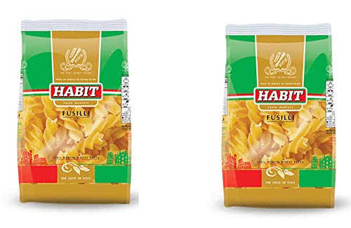 Habit Fusilli 100% Durum Wheat Pasta, 500g (Pack of 2) : Amazon.in ...