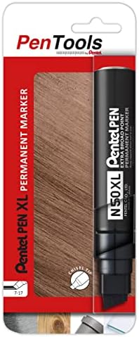 Pentel N50XL Extra Large Broad Permanent Marker – Chisel Tip – Pack of ...