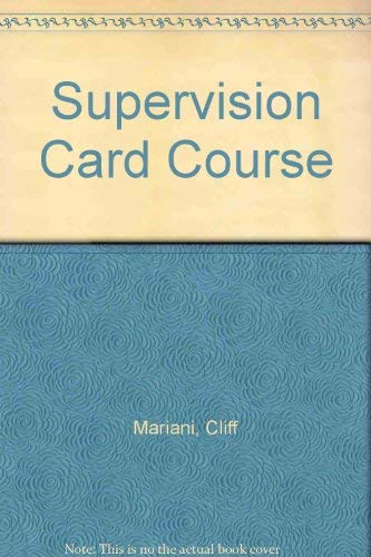 Supervision Card Course: Mariani, Cliff: 9780930137243: Amazon.com: Books
