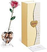 Mikasol Gold Dipped Real 24K Gold Rose, 1 Pack Infinity Flower Decor ...