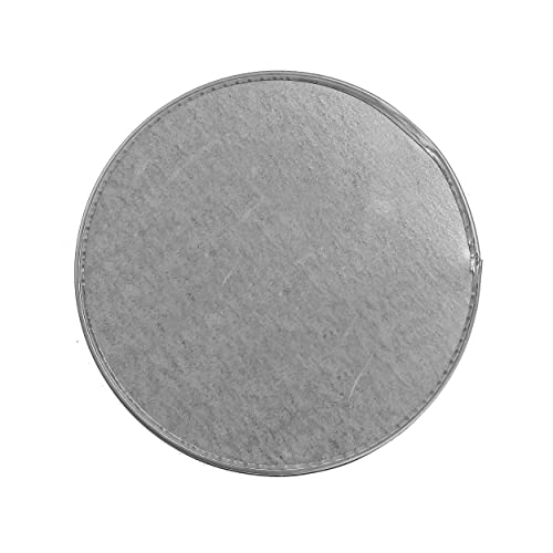 Snapklik.com : HVAC OV Galvanized Metal Duct End Cap - 8 Inch