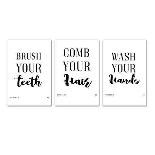 Amazon.com: Motherism Home Decor Wall Art Set Of 3 : Home & Kitchen