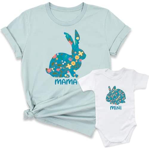 Amazon.com: Mama and Me Matching T-Shirts, Baby Shower Gift for Mama ...