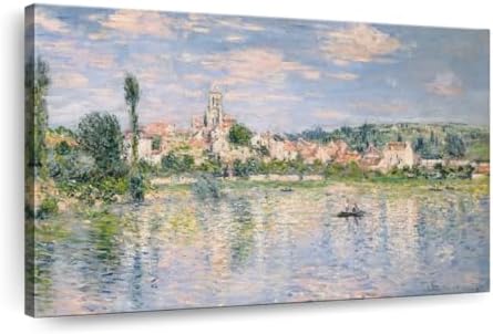 Amazon.com: ElephantStock Vetheuil In Summer 1880 Wall Art - Horizontal ...