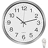 Outpicker Wall Clock Silent Non Ticking Clock 12 Inch Battery Operated ...