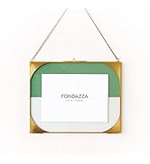 Amazon.com - Gold Hanging Picture Frame - Fits 5x7 & 4x6 Photos, Brass ...