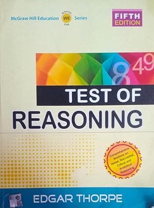 Buy Test Of Reasoning By Edgar Thorpe (Second Hand & Used Book) (S ...
