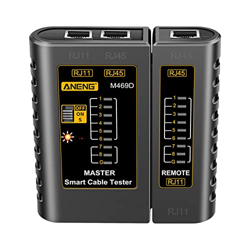 LYLA Ethernet Cable Tester Network Testing Tool Cat5 Cat5E Cat6 For ...
