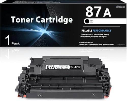 Amazon.com: 87A CF287A Toner Cartridge with Chip 1 Pack | 87A Ink Works ...