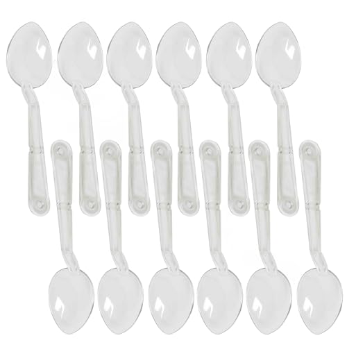 Snapklik.com : Set Of 12 Solid 11-Inch Serving Spoon Polycarbonate ...