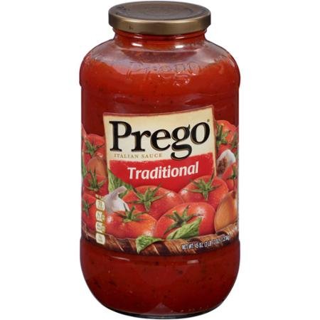 Amazon.com : Prego 100% Natural Traditional Pasta Sauce 45 oz : Tomato ...