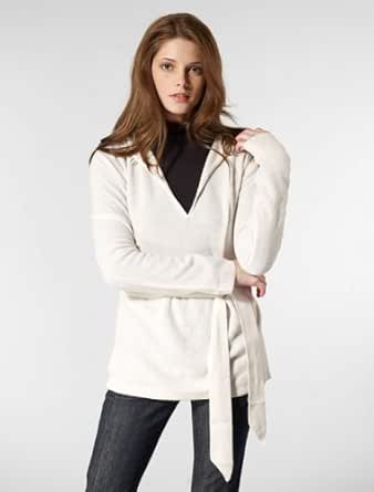 Amazon.com: Generra Cashmere Belted Tunic in Eggshell : Clothing, Shoes ...