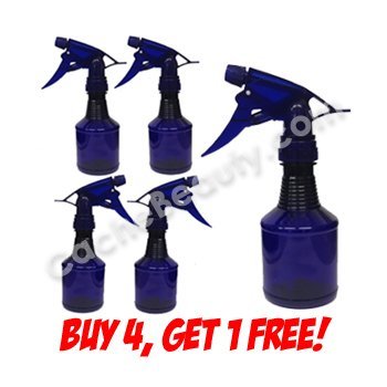 Amazon.com: Trigger Spray Bottle 8oz With Cobalt Blue Trigger Spray Top ...