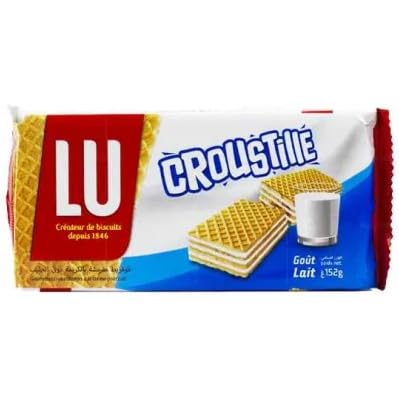 LU Croustille (Milk Flavoured Wafer Biscuit), 152g : Amazon.in: Grocery ...
