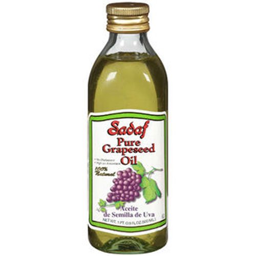 Amazon.com : Sadaf Pure Grapeseed Oil, 16.9-Ounce : Gourmet Oils ...