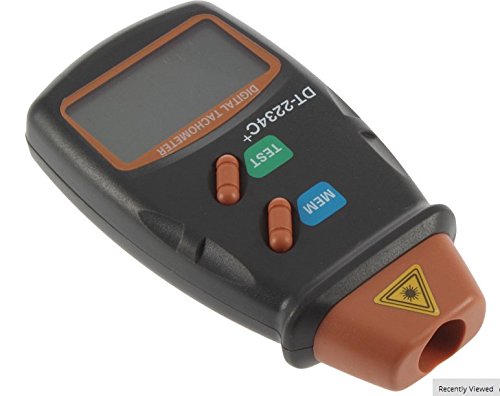 1set Digital Laser Tachometer RPM Meter Non-Contact Motor Lathe Speed ...