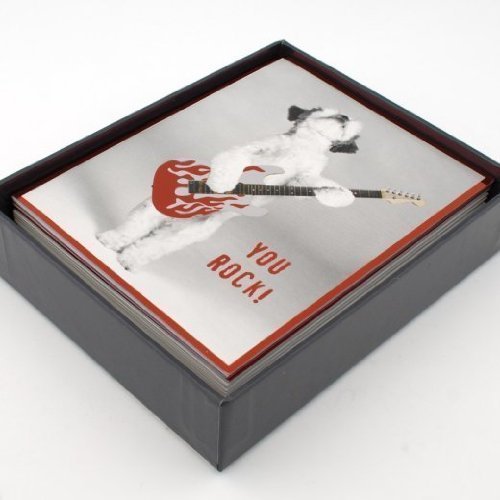 Papyrus 12 Note Card Box Dog With Guitar (422552) : Amazon.in