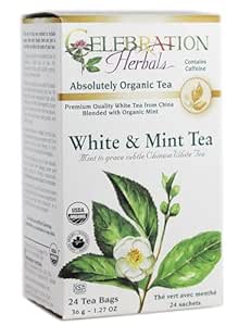 Amazon.com : White Mint Tea 24 Bags : Grocery Tea Sampler : Grocery ...