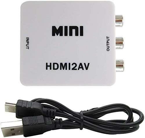 Digital HDMI2AV Converter to AV Adapter | Composite Video Audio AV CVBS ...