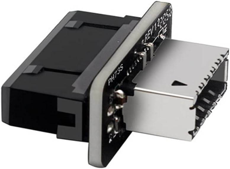 Amazon.com: USB Front Panel Adapter, Vertical USB C Header Adapter, USB ...