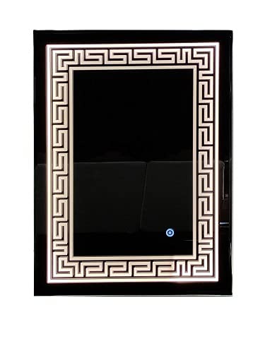 Buy ARANAUT Rectangular Shaped Mirror, LED Illuminated Vanity Mirror with Touch Sensor, Wall ...