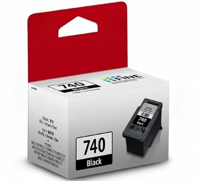 PG-740 Ink Cartridge (Black) Compatible with Canon Printer MG 3570 ...