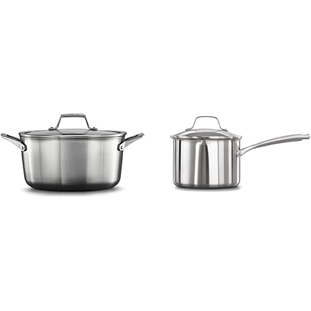 Amazon.com: Calphalon Premier Stainless Steel Cookware, 6-Quart ...
