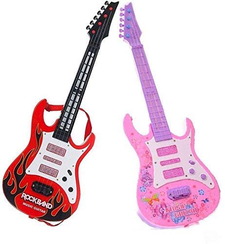 Buy Qualimate Kids Electric Guitar 4 Strings Kids Guitar Musical Guitar ...