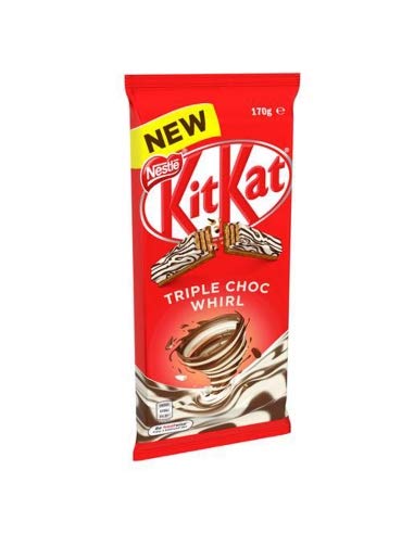 Kit Kat Triple Chocolate Whirl, Block Bar, 170 g : Amazon.in: Grocery ...