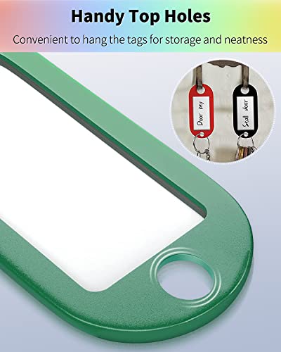 Snapklik.com : Uniclife 40 Pack Tough Plastic Key Tags