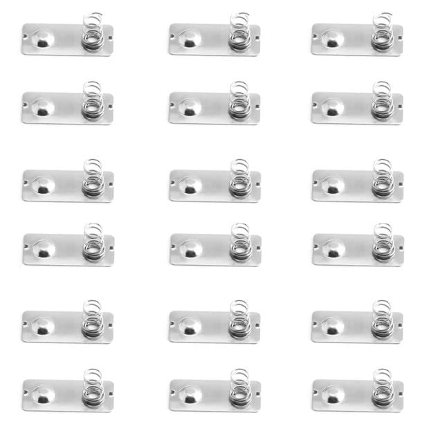 Amazon.com: Fielect 20Pcs AA Battery Spring Plate AA Battery Positive ...