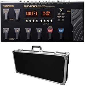Amazon | BOSS GT-100 ver.2 + エフェクターケース KC EC-80/BK セット | エフェクターケース | 楽器・音響機器