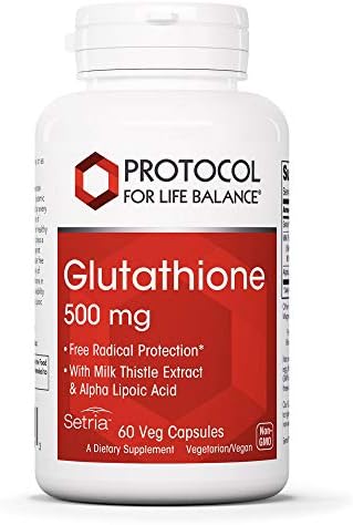 Amazon.com: NOW Supplements, Glutathione 500 mg, with Milk Thistle ...