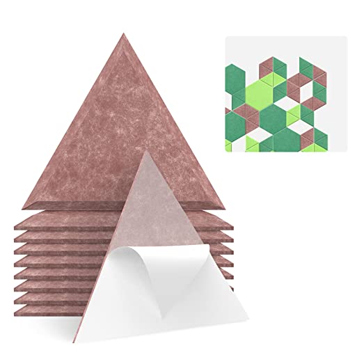 Snapklik.com : JBER Triangle Acoustic Panels Beveled Edge Sound Proof ...