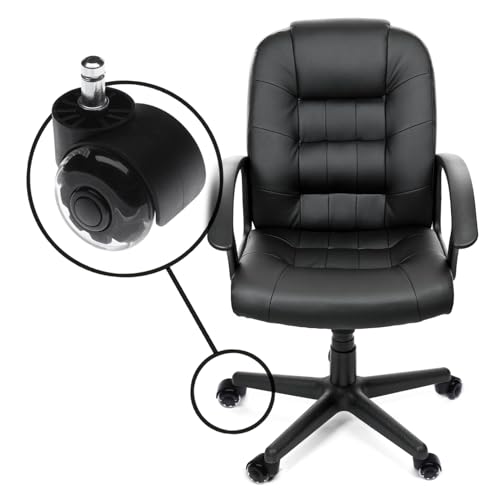 Snapklik.com : Slipstick Premium Rubber Office Chair Caster Wheel ...