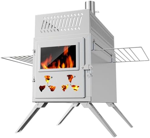 Amazon.com: Sauna Hot Tent Stove, Rocket Camping Wood Burning Stove ...