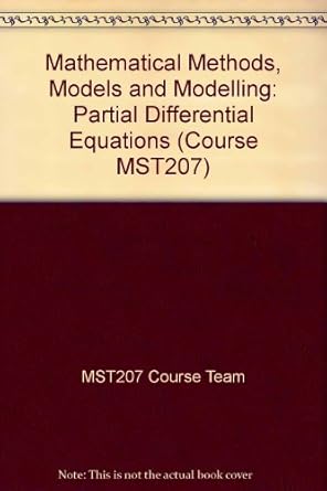 Mathematical Methods, Models and Modelling: Partial Differential Equations: Buy Online at Best ...