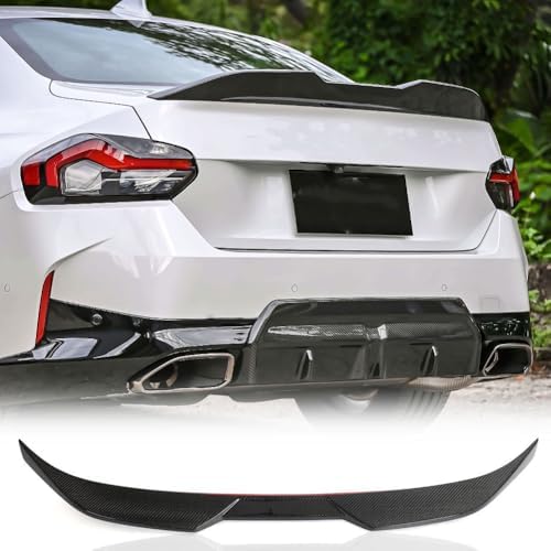 Amazon.com: MCARCAR KIT G42 Real Carbon Fiber Trunk Spoiler for BMW 2 ...